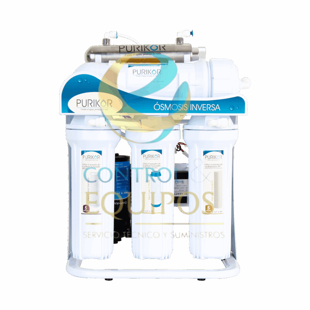 PURIKOR - SISTEMA ÓSMOSIS INVERSA PURIFICADOR DE AGUA 6 ETAPAS CON ...